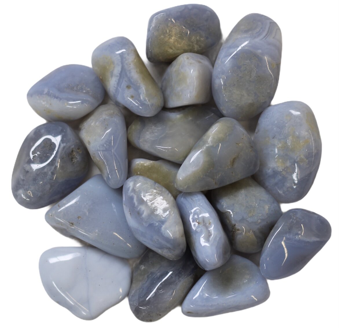 Trommelsteine Calcedon, Qu. I, 500 Gramm, 48,00